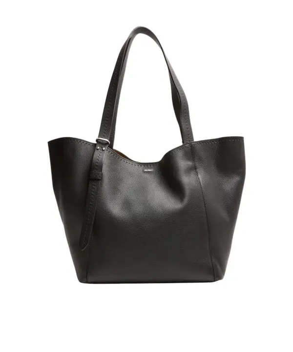 Max Mara Logo Tote Bag - Black