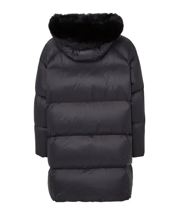 YVES SALOMON Fox Fur Hood Down Parka