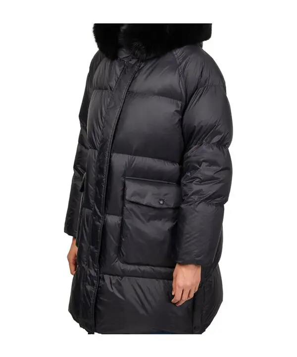 YVES SALOMON Fox Fur Hood Down Parka