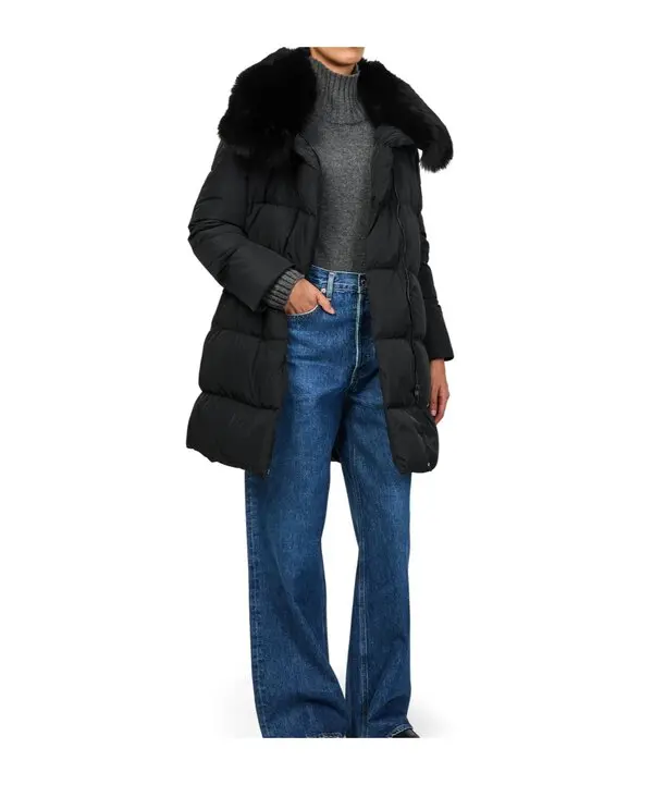 YVES SALOMON Fur Collar Down Jacket