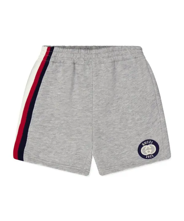 Gucci Infant Boys Jersey Shorts With Logo Detail