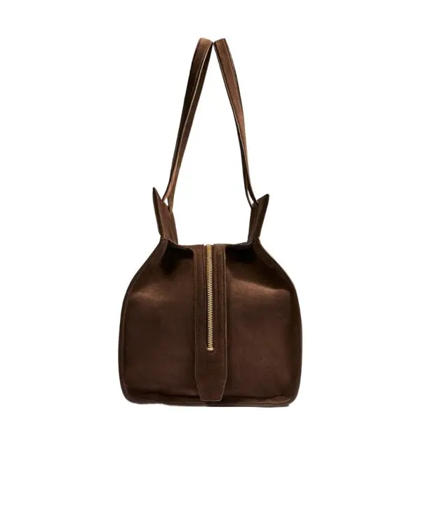 Khaite Leather Top Handle Bag