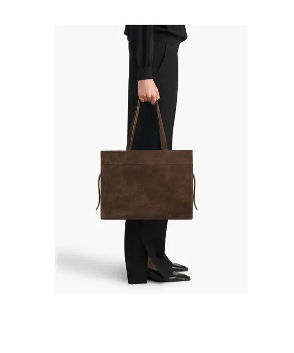 Khaite Leather Top Handle Bag
