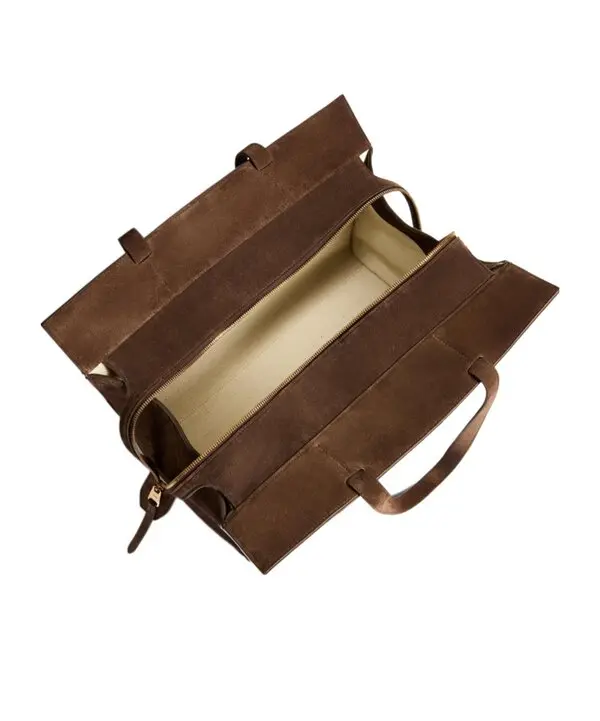 Khaite Leather Top Handle Bag