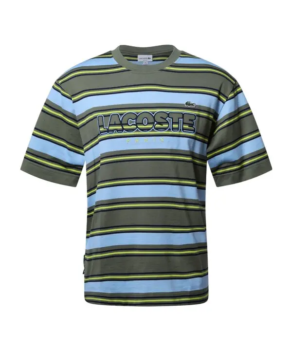 Lacoste Ribbed Crewneck T-shirt - Black