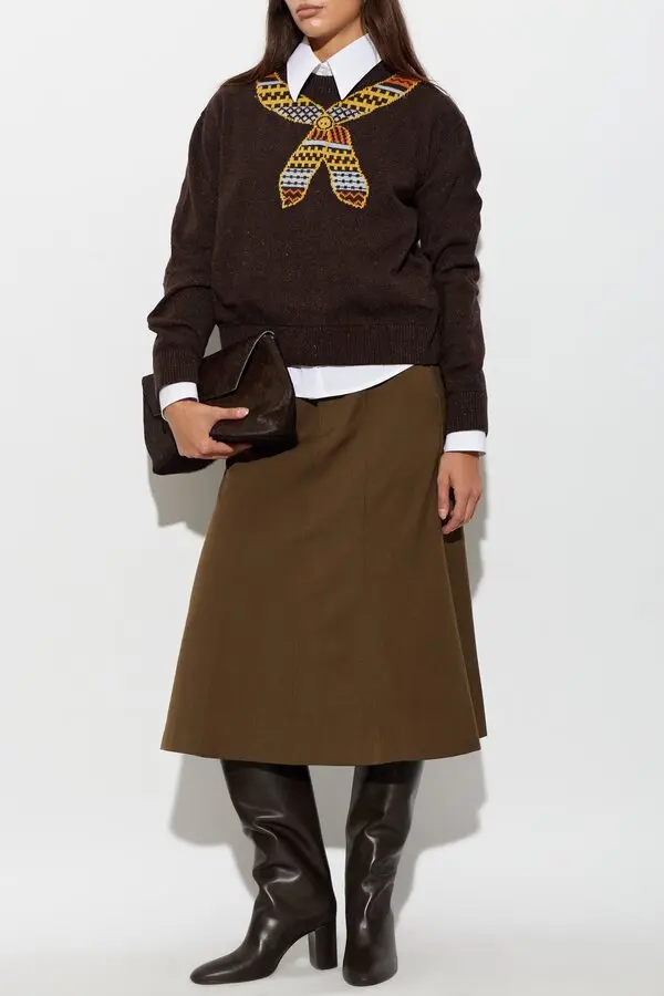 Moschino Sweater With A Colorful Pattern
