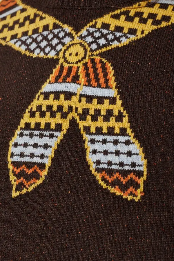Moschino Sweater With A Colorful Pattern
