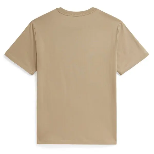 Polo Ralph Lauren Short Sleeve Crewneck T-shirt With Embroidered Logo - Nude