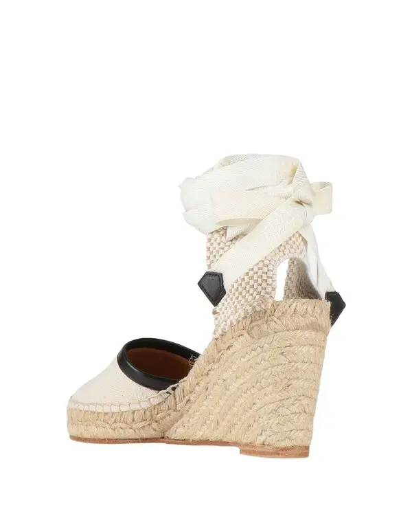 Isabel Marant Étoile Canvas Espadrille Wedge Sandals With Rope Detail