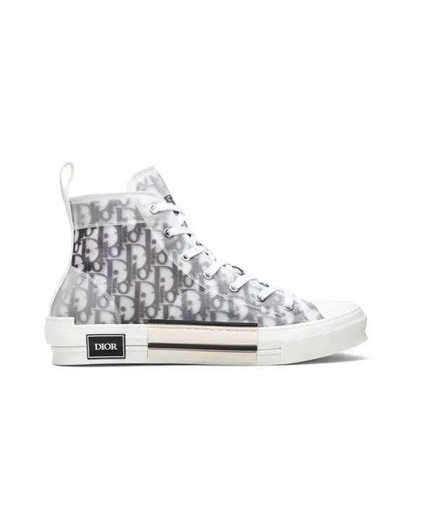 Dior B23 High' Oblique Casual Sneakers - White