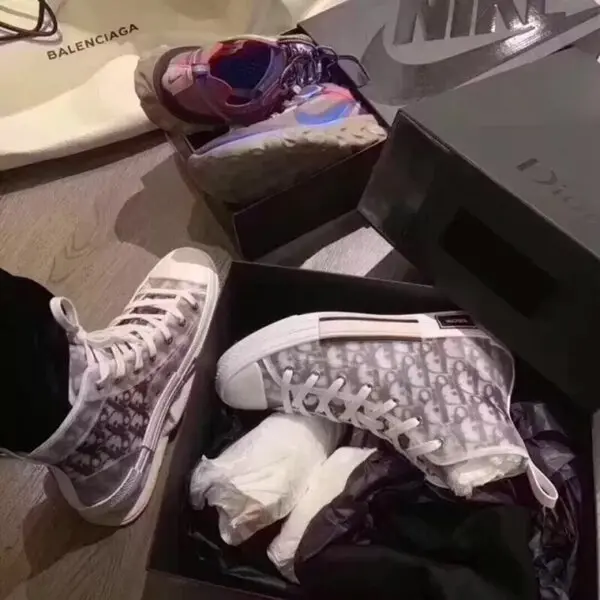 Dior B23 High' Oblique Casual Sneakers