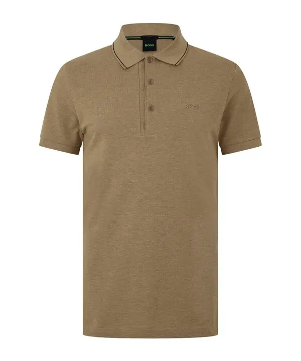 Hugo Boss Shortsleeve Polo Shirt - Brown