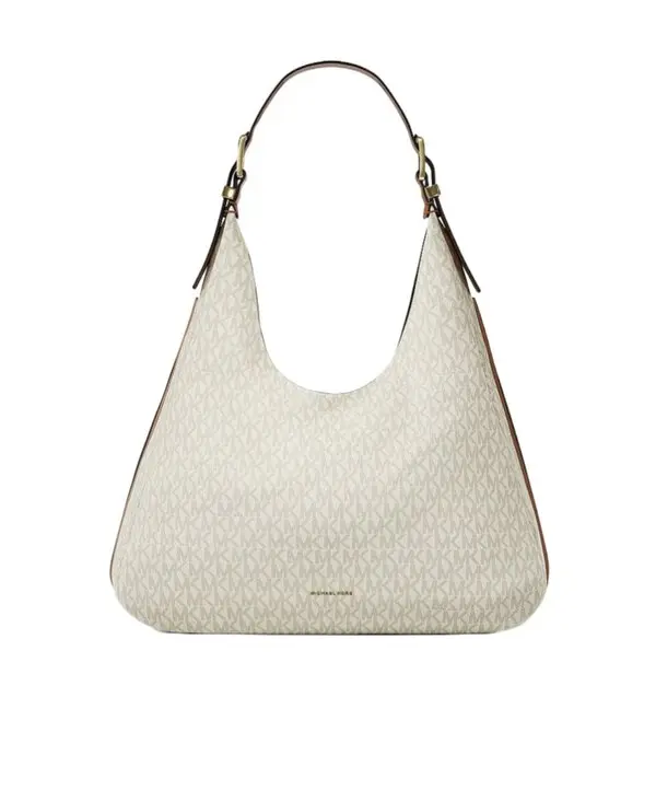 Michael Kors Nolita Large Signature Shoulder Bag - Vanilla Acrn