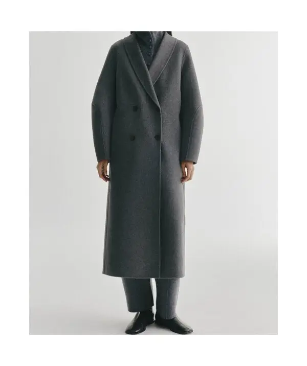 LISA YANG Double-breasted Shawl-lapel Coat