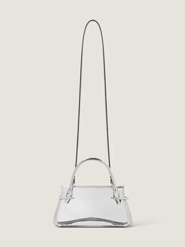 Givenchy Mini Pinch Bag In Mirror Effect Leather