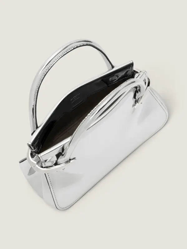 Givenchy Mini Pinch Bag In Mirror Effect Leather