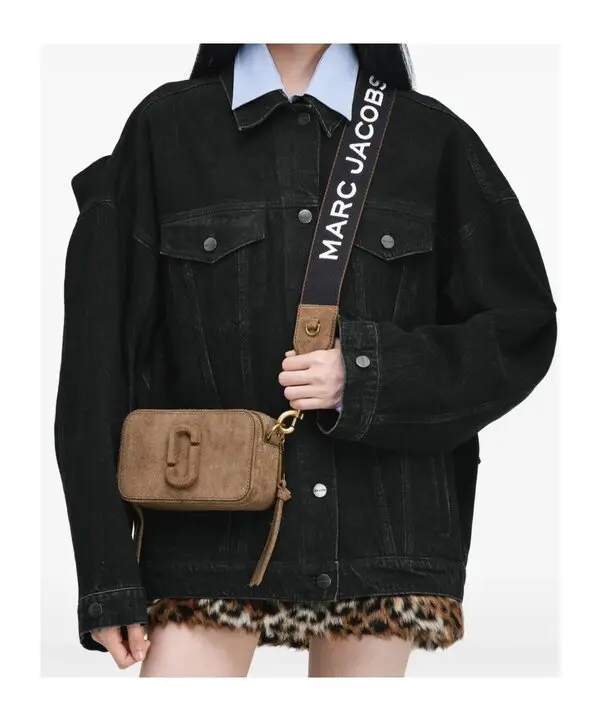 Marc Jacobs Snapshot Bag In Felted Suede