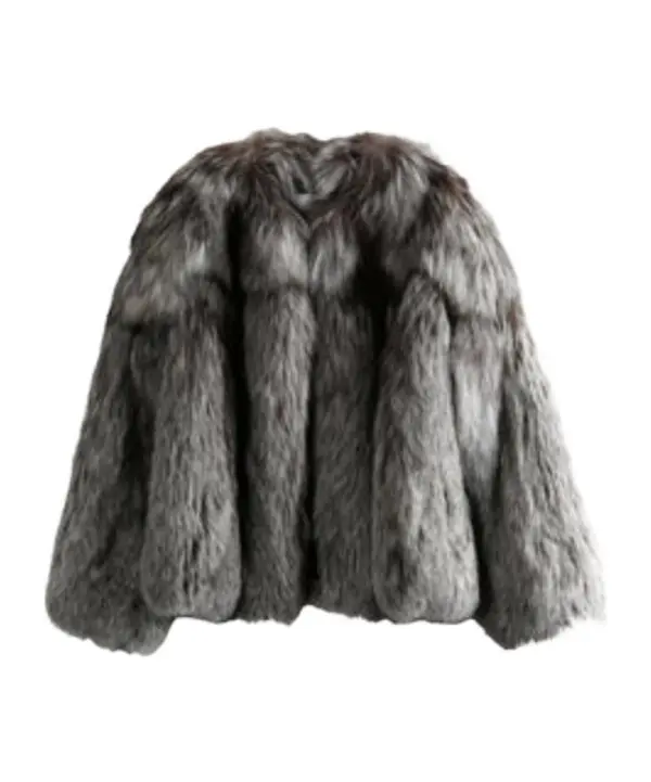 YVES SALOMON Long-sleeved Fur Jacket
