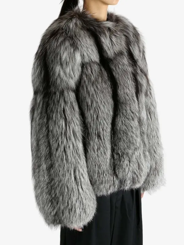 YVES SALOMON Long-sleeved Fur Jacket