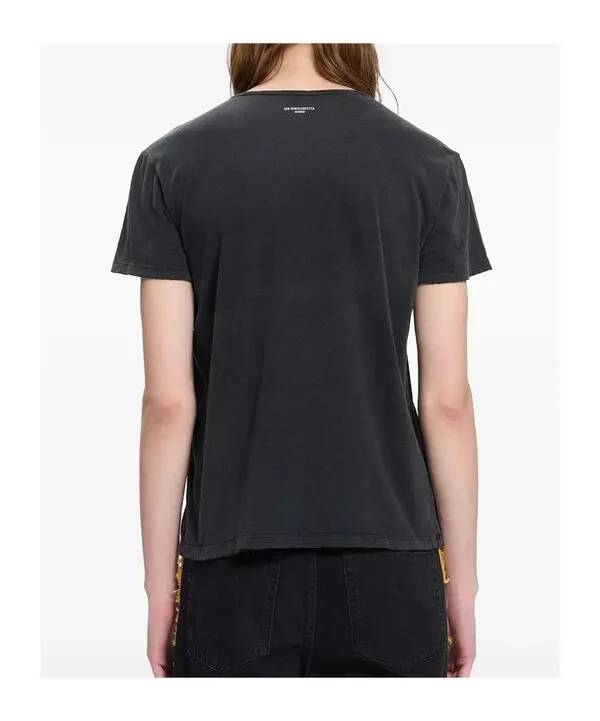 ANN DEMEULEMEESTER Slogan-print Washed-out T-shirt