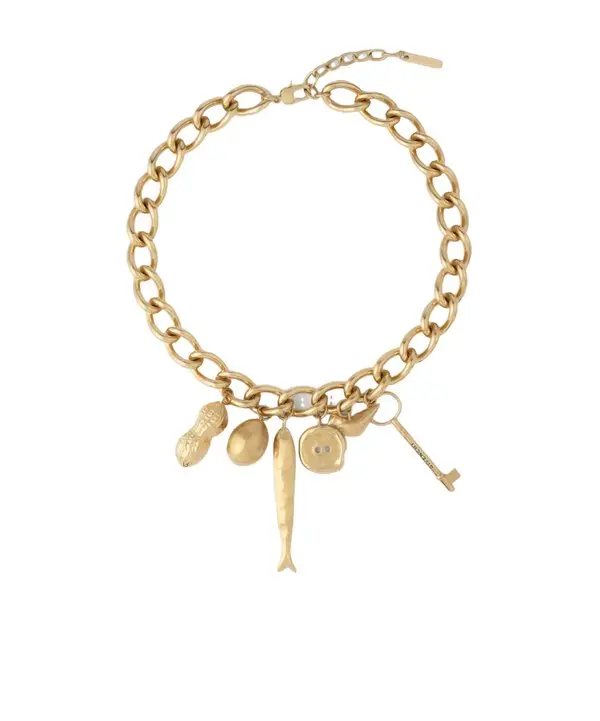 Givenchy Lucky Charms Necklace In Metal