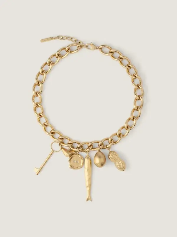 Givenchy Lucky Charms Necklace In Metal
