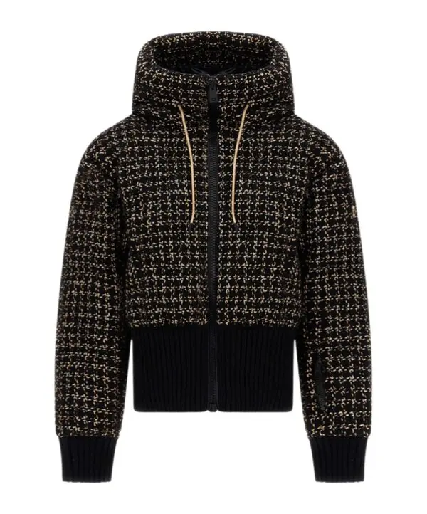 Herno Check-patterned Down Jacket - Black