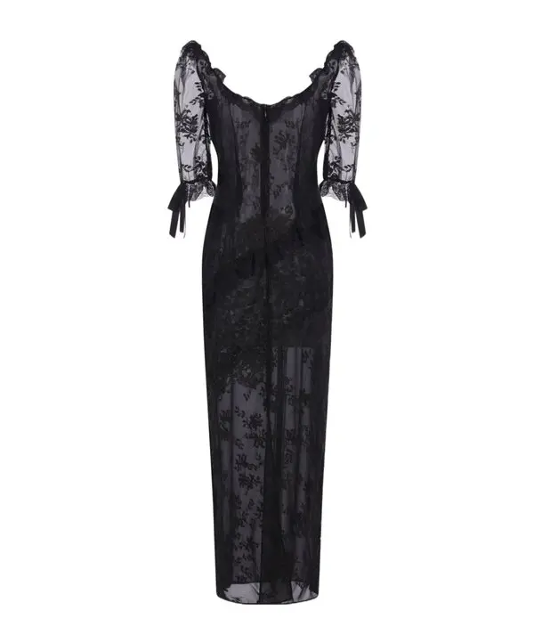 Alessandra Rich Long-sleeved Dress