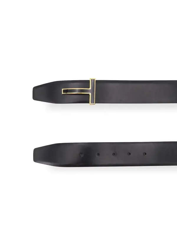 TOM FORD Logo Buckle Belt
