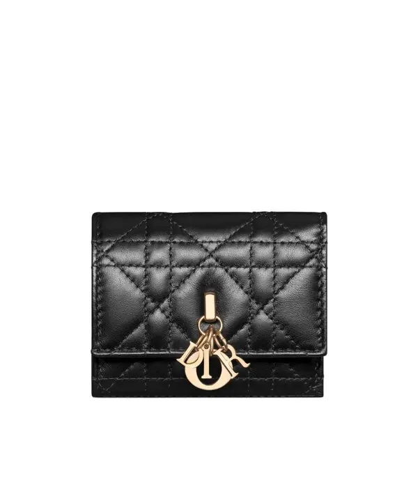 Dior Hibiscus L-zip Wallet
