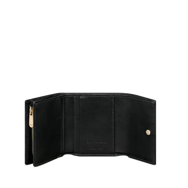 Dior Hibiscus L-zip Wallet