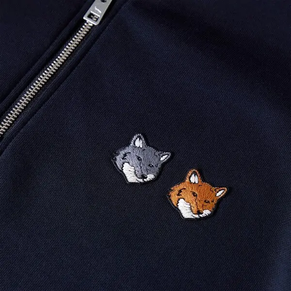Maison Kitsuné Double Fox Graphic Sweatshirt - Black