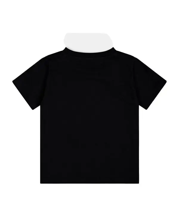 Balmain Crewneck Short Sleeve T-shirt With Appliqu
