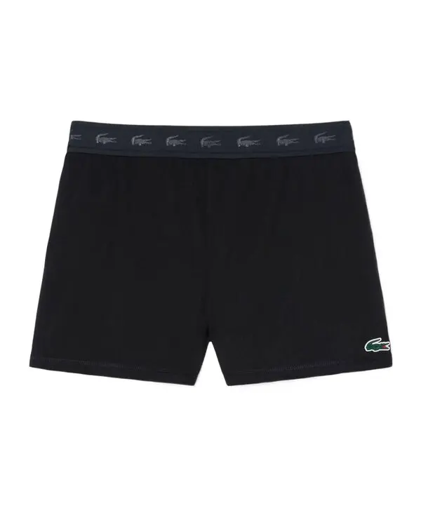 Lacoste Soft Jersey Lounge Shorts - Black