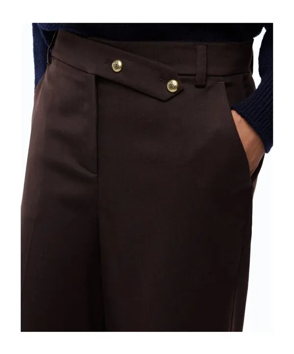 Pinko Logo-patch Pleated Trousers