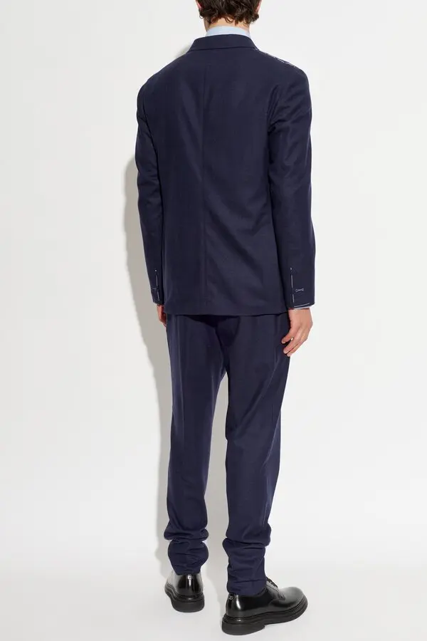 Eleventy Single-breasted Suit And Trousers Two-piece Set