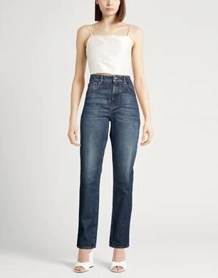 Sportmax Dark Wash Straight-leg Jeans