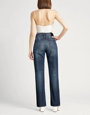 Sportmax Dark Wash Straight-leg Jeans
