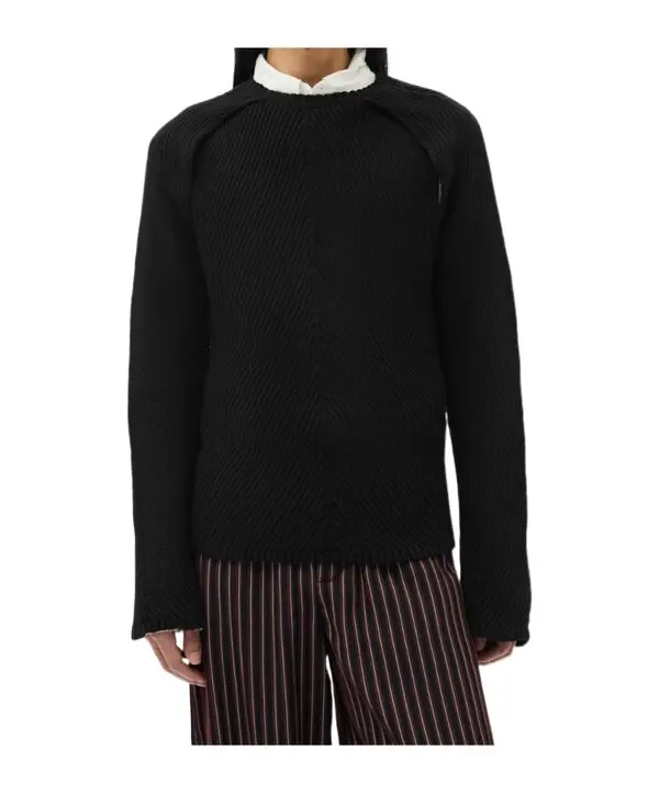 ANN DEMEULEMEESTER Ribbed-knit Sweater