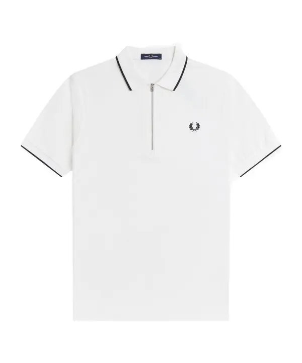 Fred Perry Shortsleeve Polo Shirt - White