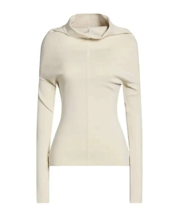 Rick Owens Solid-color High-neck Knitted Sweater