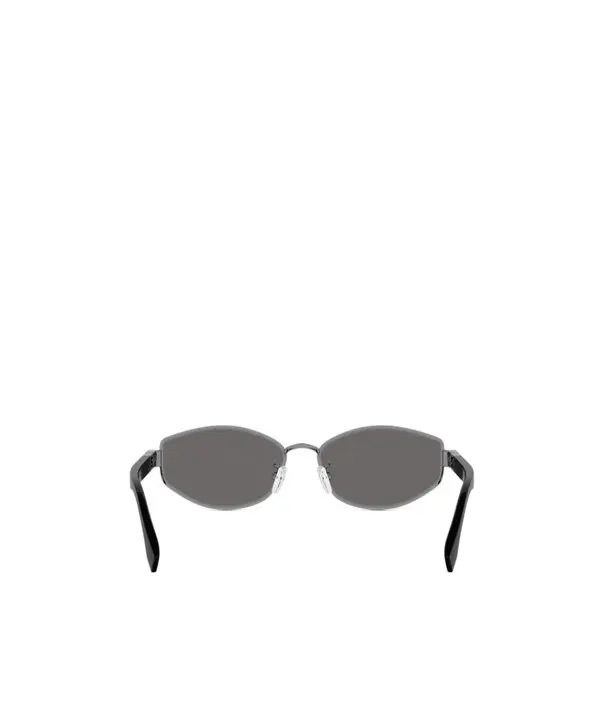 Fendi Baguette Silver Geometric Sunglasses