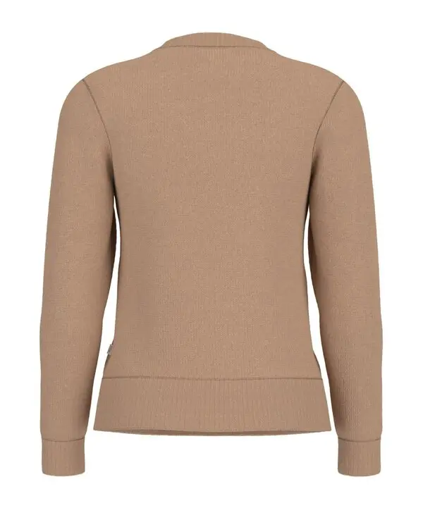 Guess Intarsia Knitted Crew Neck Jumper