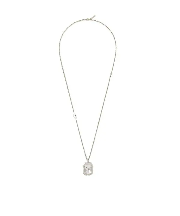 Givenchy Sculptural Crystal Necklace In Metal And Crystal