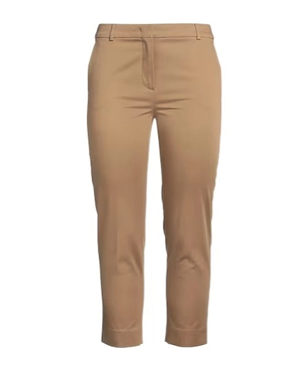 Max Mara Stretch Slim-fit Cropped Pants - Brown