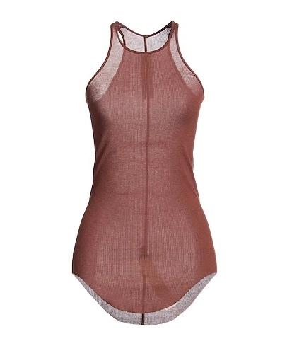 Rick Owens Sleeveless Ribbed Jersey Top