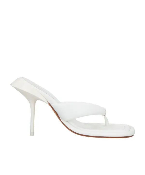Sportmax High Heel Strappy Sandals - White