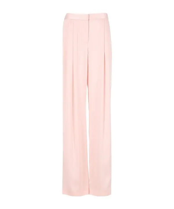 TOM FORD Double Pleat Satin Pants - Pink