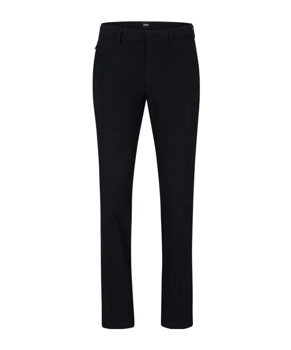 Hugo Boss Solid Color Casual Pants - Black