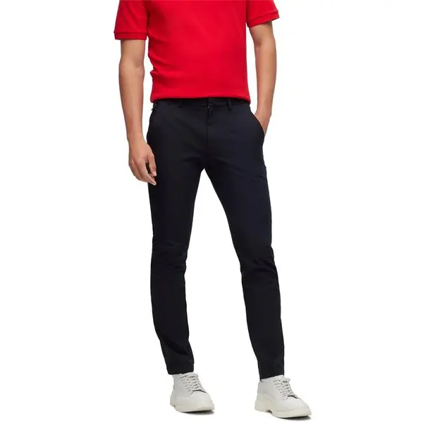 Hugo Boss Solid Color Casual Pants